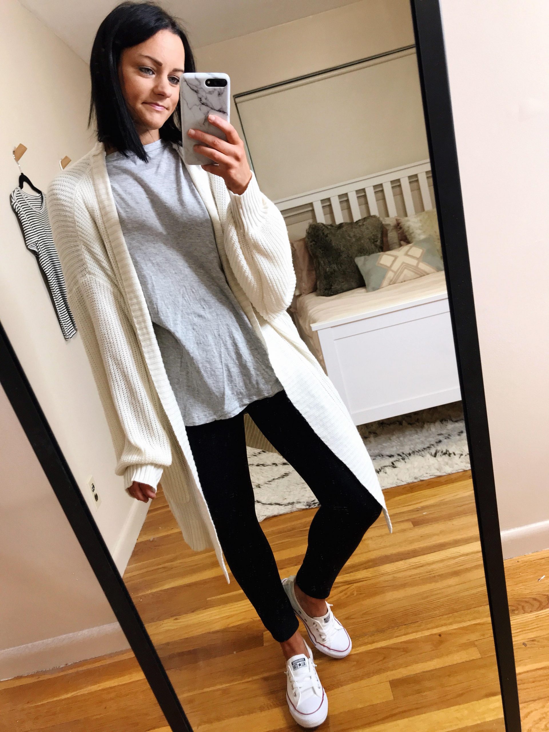 spring wardrobe basics & aerie try on - Emjacquelyn